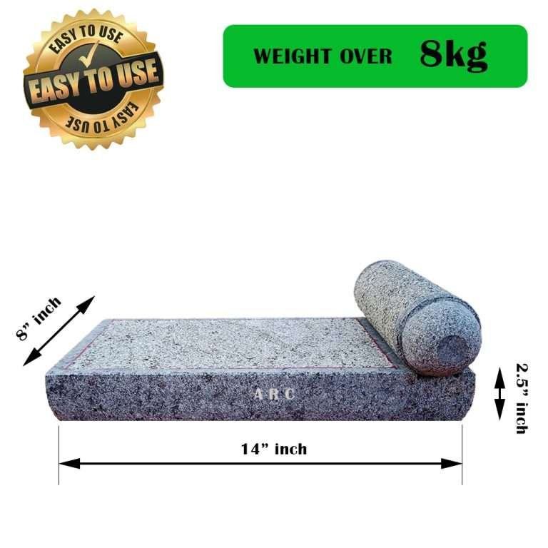 Arc Retail- Natural Stone Ammikallu, Sil batta, Size-14" in