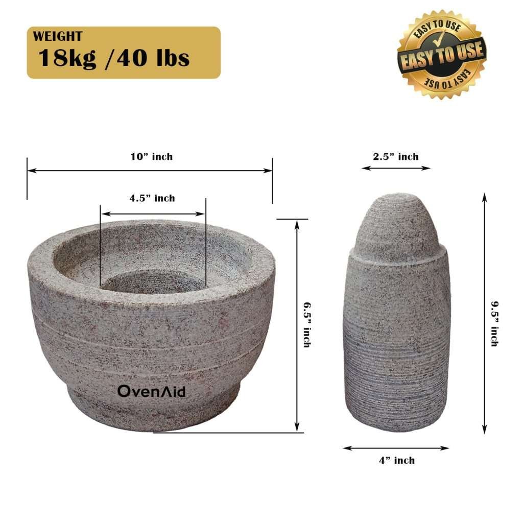 Arc Retail- Natural Stone Attukal, Mortar & pestle, Arakallu