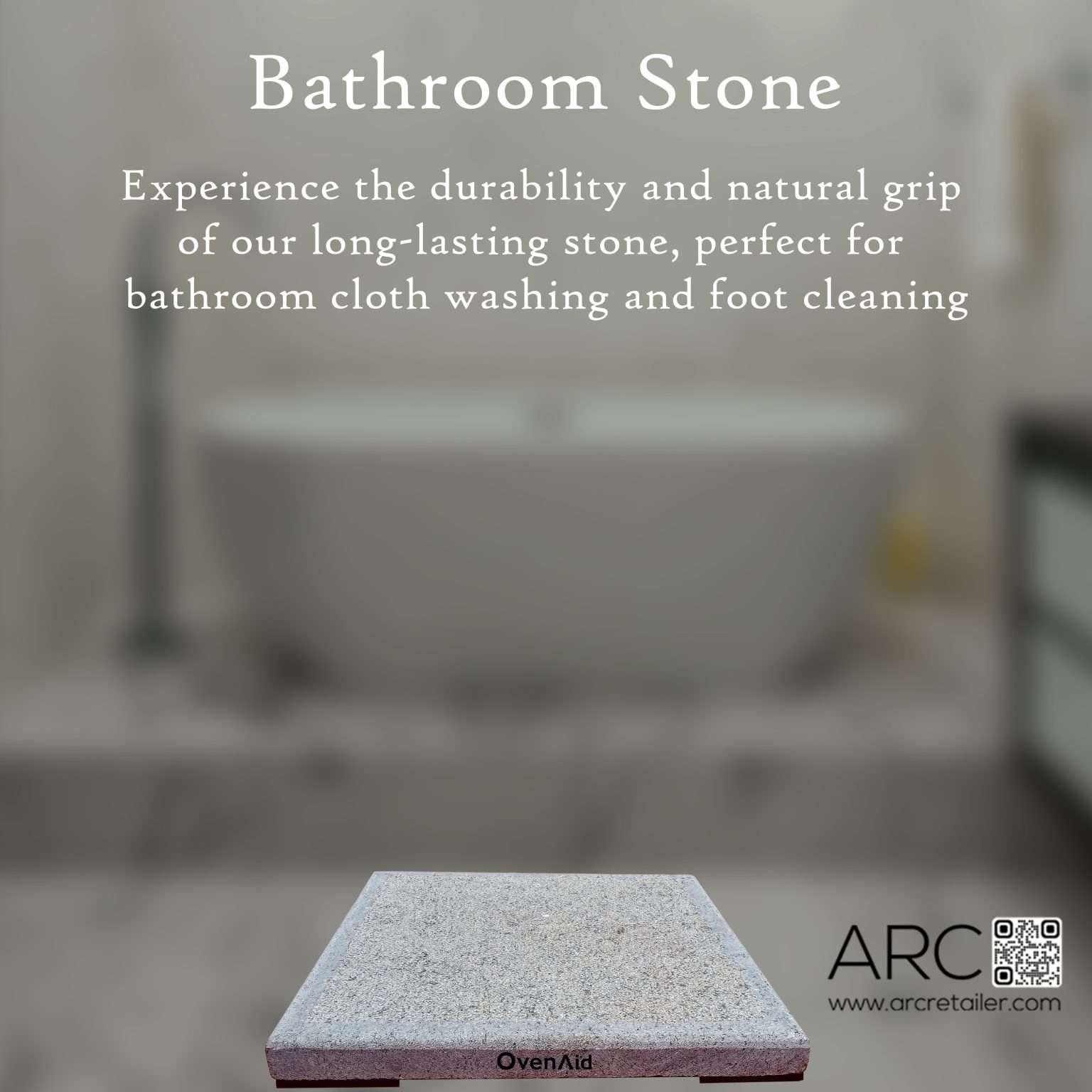 OvenAid Bathroom Cloth Washing Stone / Scrubbing Stone / Foot Cleaner ...