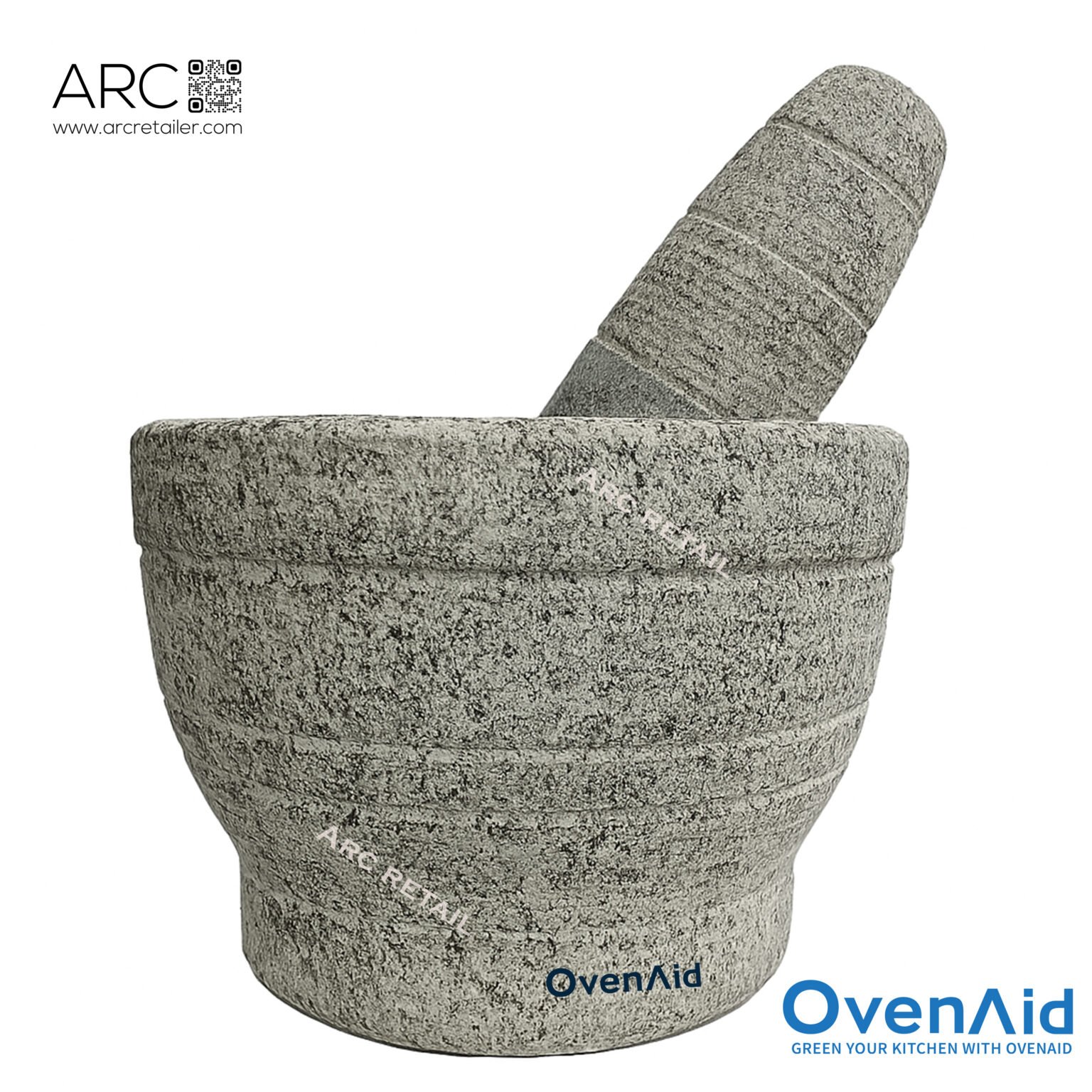 Arc Retail- Natural Stone Ammikallu, Sil batta, Size-14" in