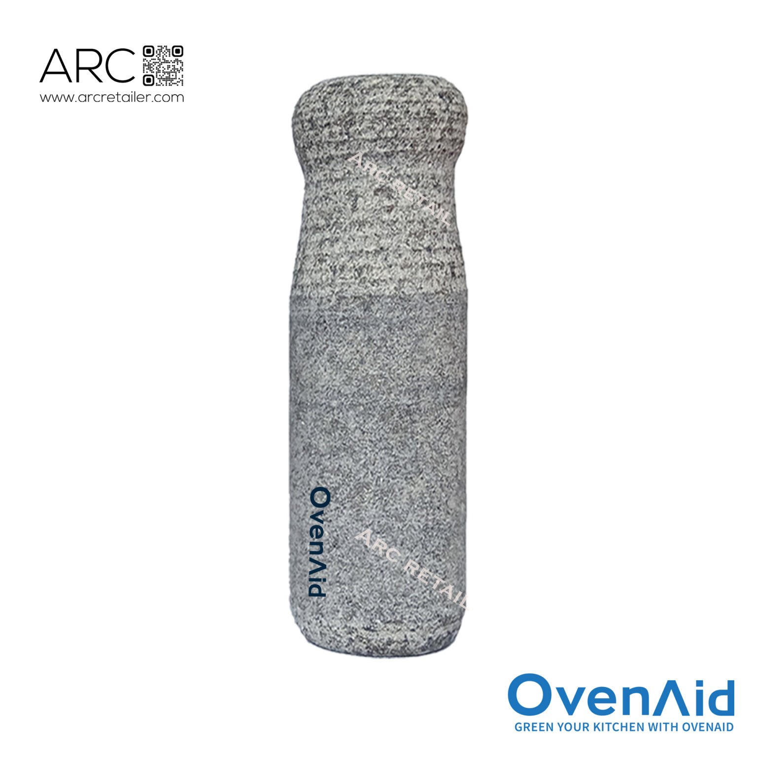 Arc Retail- Natural Stone Ammikallu, Sil batta, Size-14" in