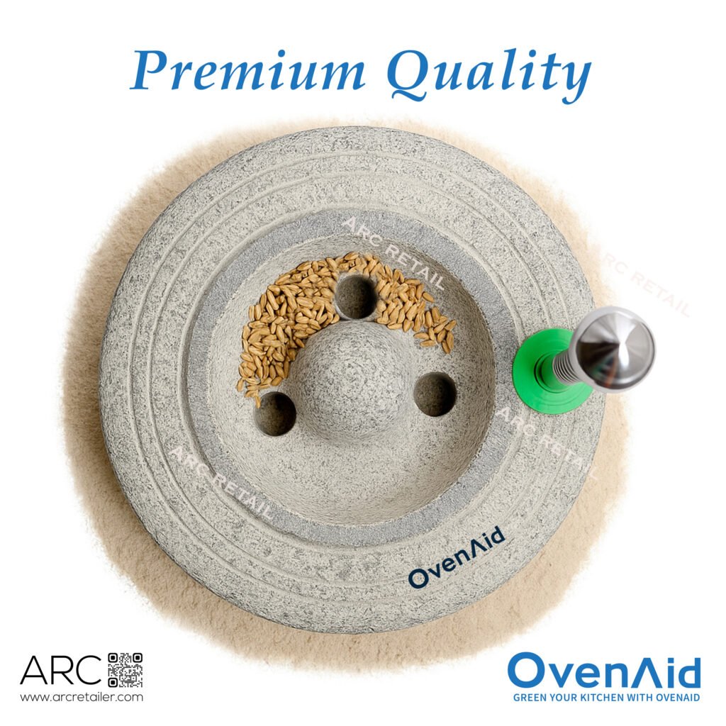 Premium OvenAid Handmade Traditional Stone Millstone / Grinder / ragi ...